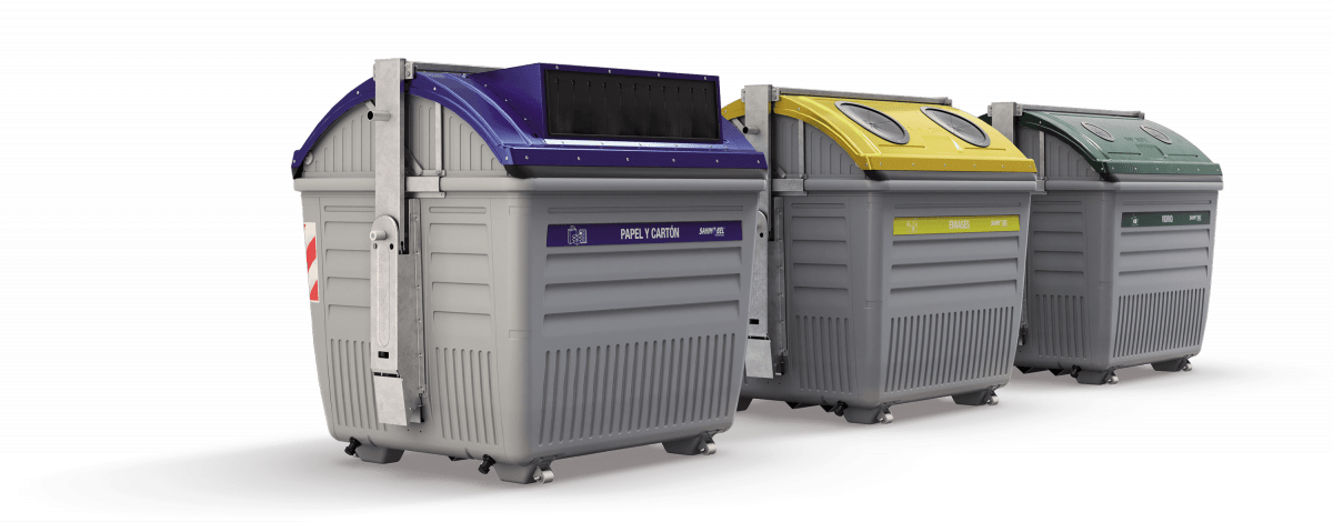 Contenedor Metálico de Carga Lateral - Sanimobel