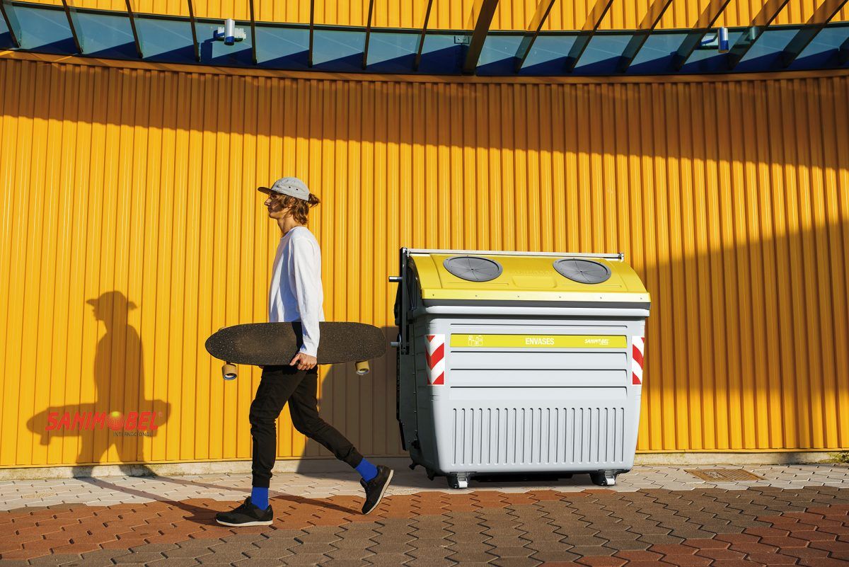 Contenedor Metálico de Carga Lateral - Sanimobel